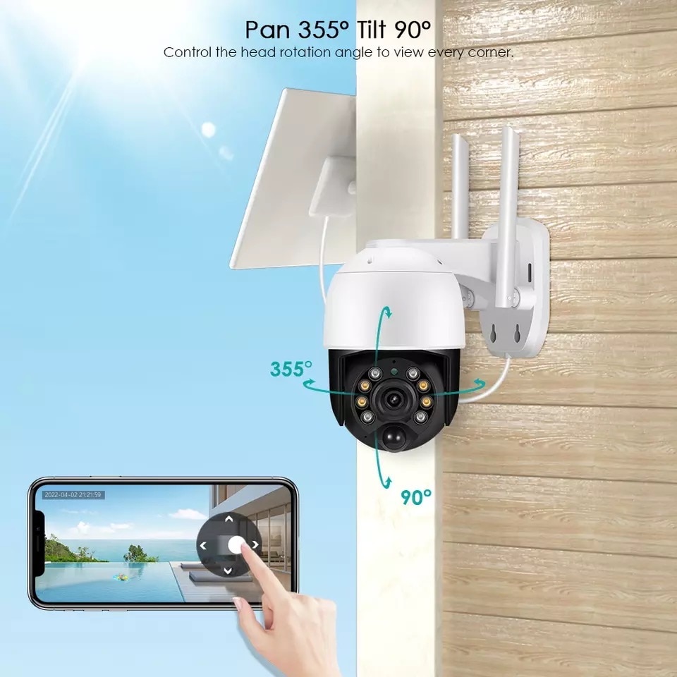 Camera de Supraveghere, Jortan JT-8181XM, Wifi, IP66, Hd wireless, 3 MP ...