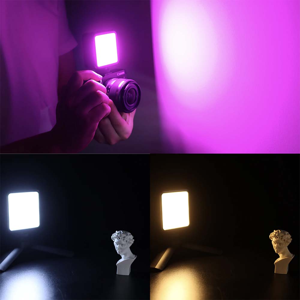Lampa LED, Ulanzi, VL49 RGB, Cu Baterie, Pentru Telefon, Smartphone ...