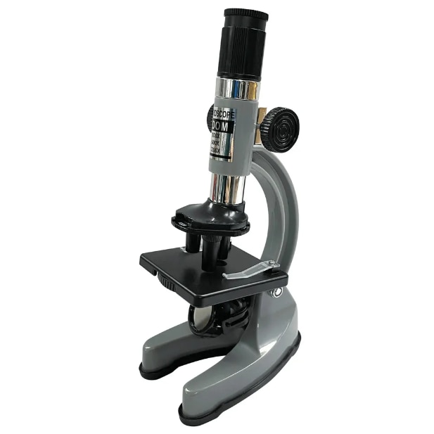 Microscop jucarie pentru copii, ixplo, 54 piese, metal - eMAG.ro