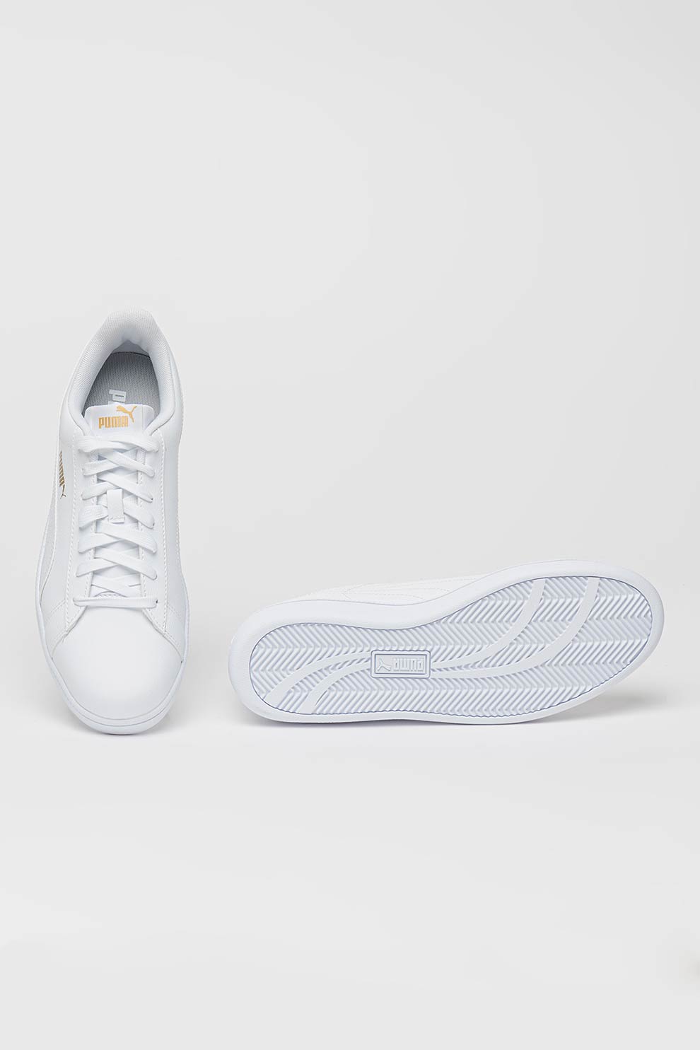 Puma, Pantofi sport unisex de piele ecologica Up, Alb, 10 - eMAG.ro