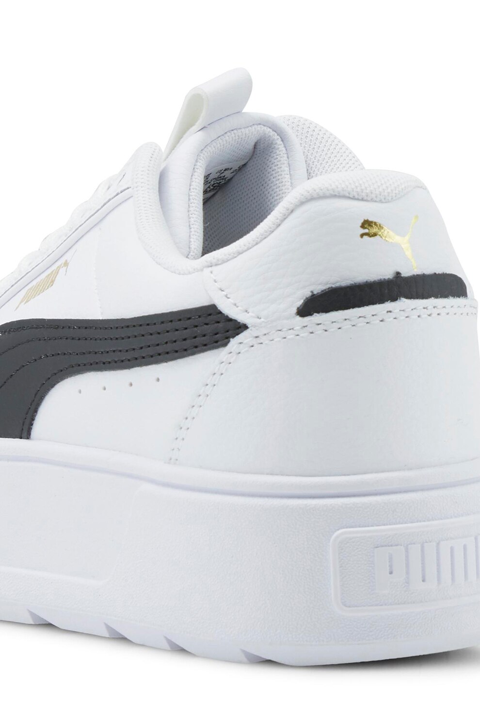 Puma, Pantofi sport flatform din piele si piele ecologica Karmen ...