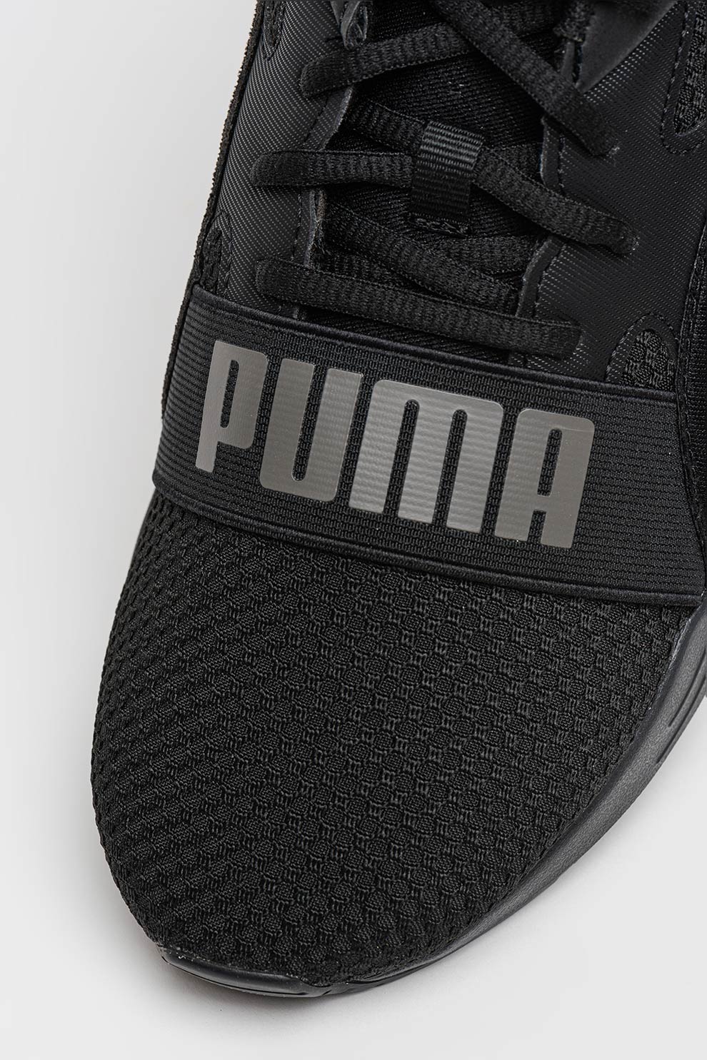 Puma, Pantofi sport din material textil cu logo Wired Run Pure, Negru ...