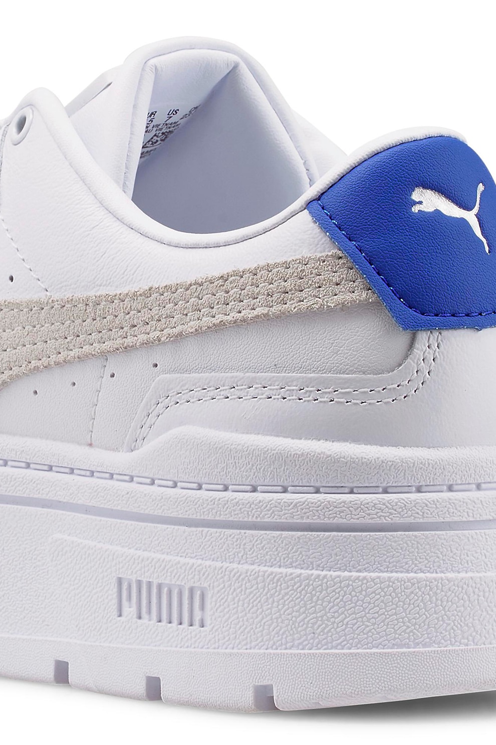 Puma, Pantofi sport de piele cu garnituri de piele intoarsa Mayze Stack ...