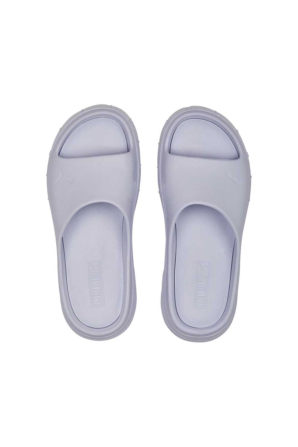 Puma, Papuci flatform cu logo stantat Mayze Stack, Lila, 7 - eMAG.ro