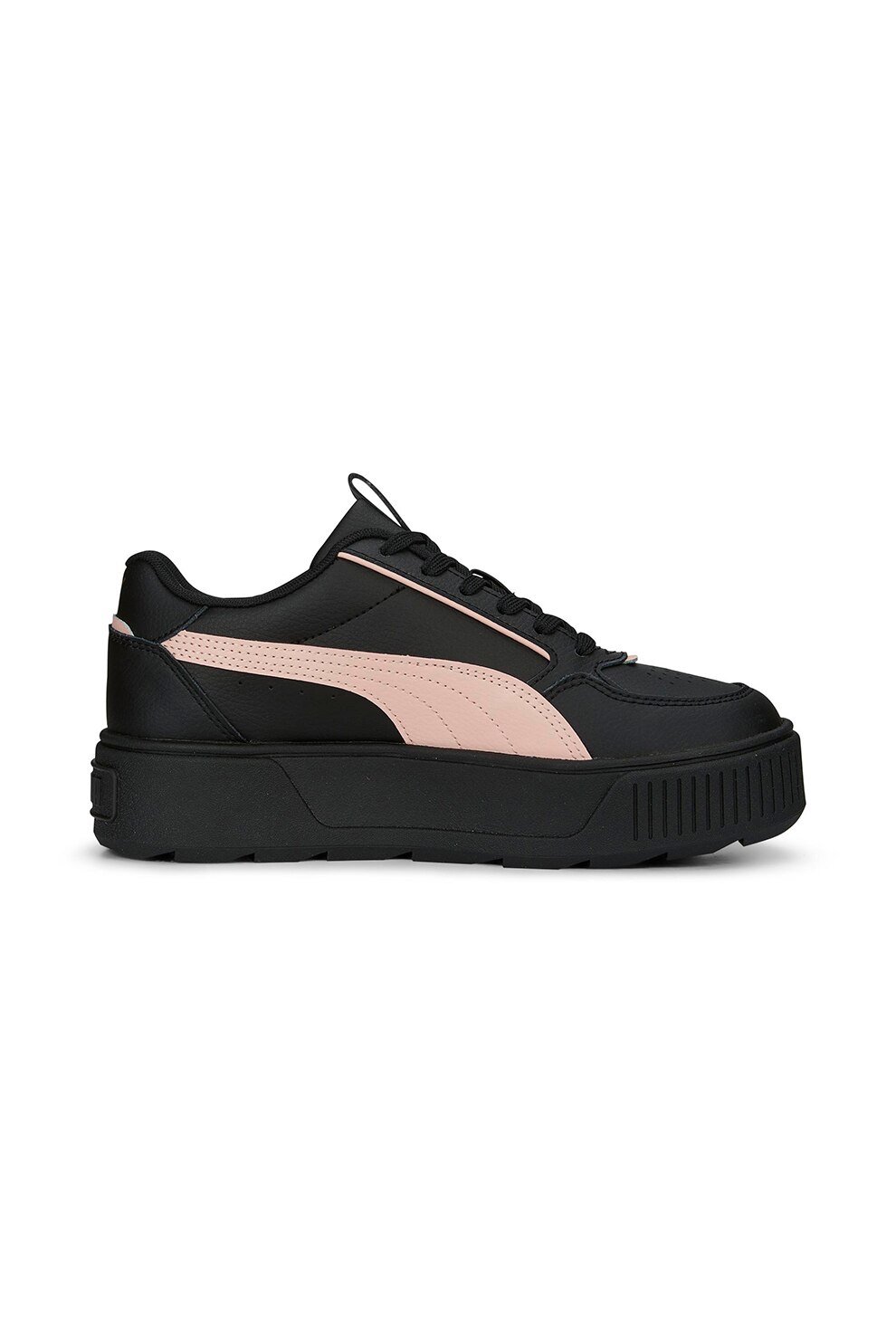 Puma, Pantofi sport flatform din piele si piele ecologica Karmen ...