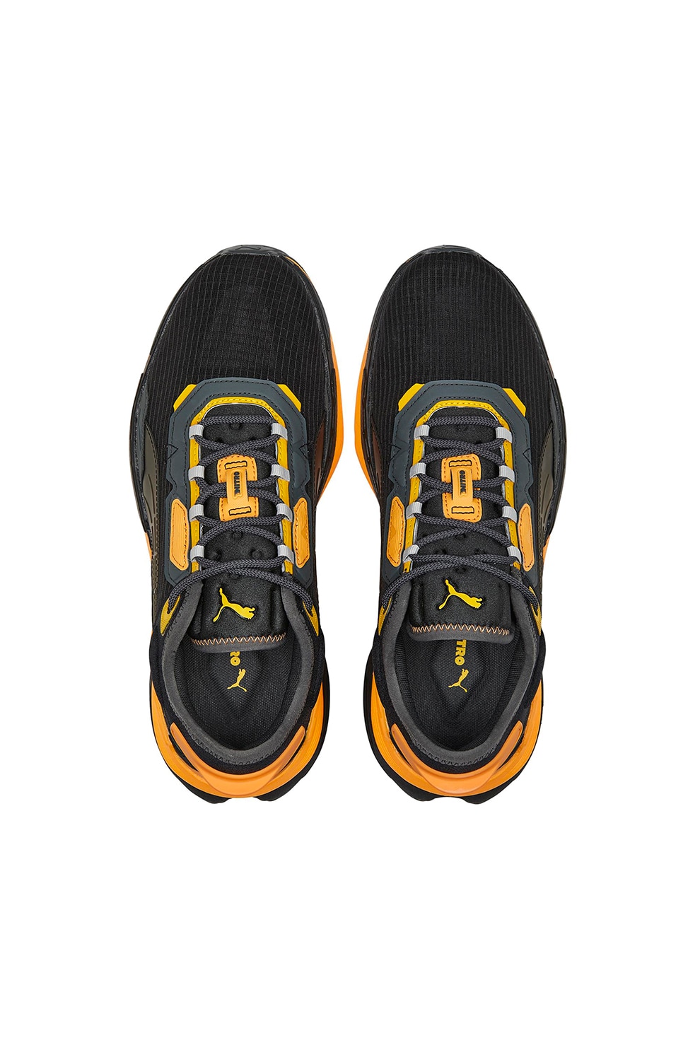 Puma, Спортни обувки Extent Nitro Tech с цветен блок, Черен ...