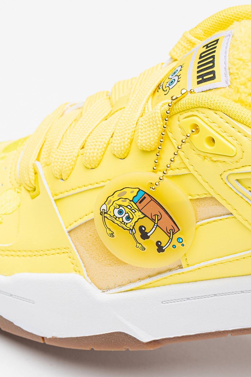 Puma, Спортни обувки с велур Slipstream Spongebob 2, Жълт, 36 EU - eMAG.bg
