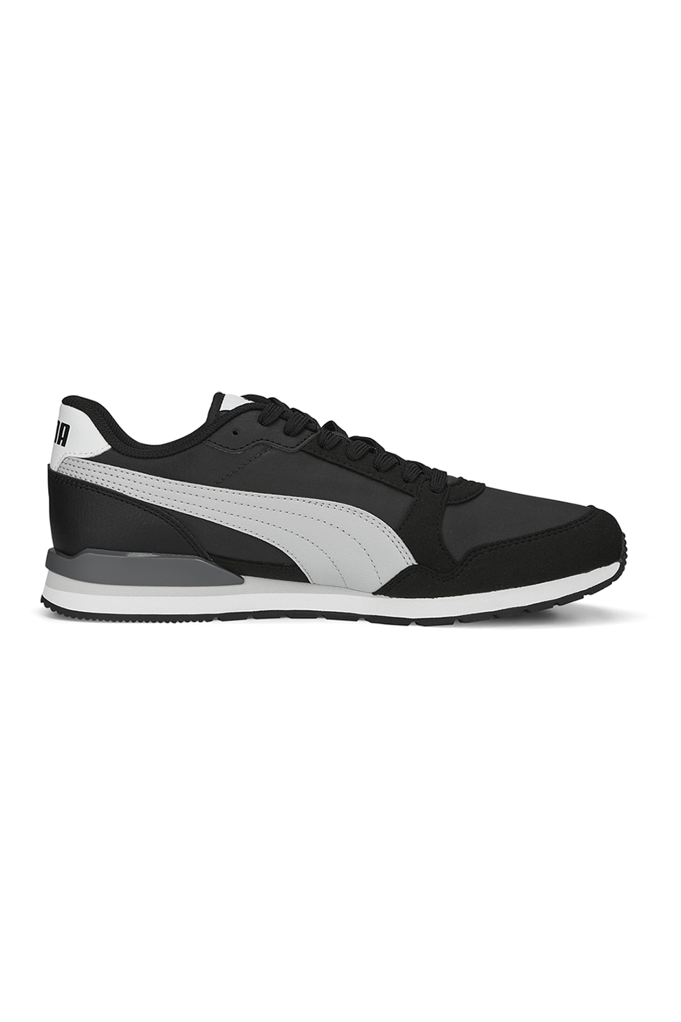 Puma, Pantofi sport de piele ecologica si material textil ST Runner v3 ...
