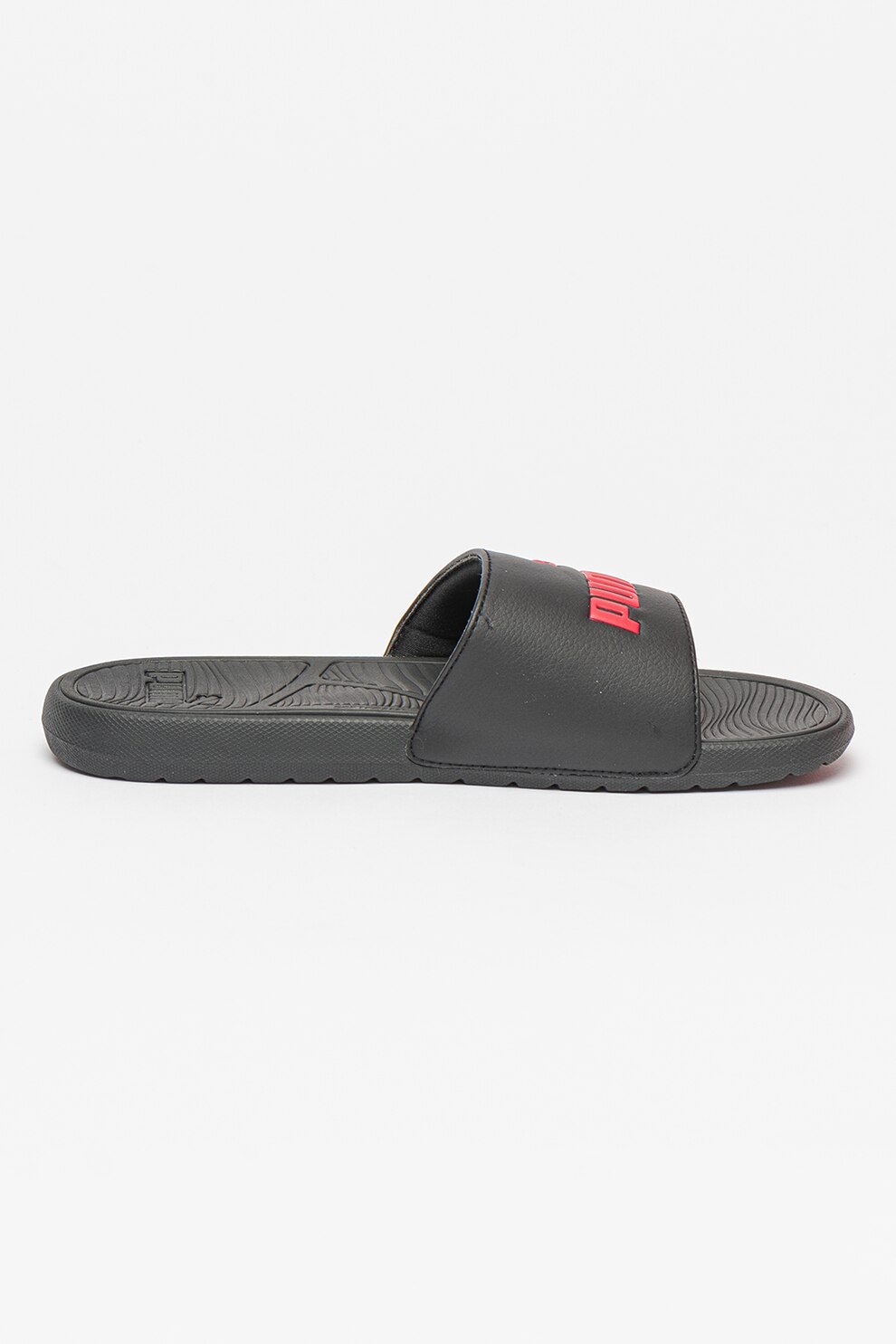 Puma, Papuci cu logo Cool Cat 2.0, Rosu, Negru, 11 - eMAG.ro