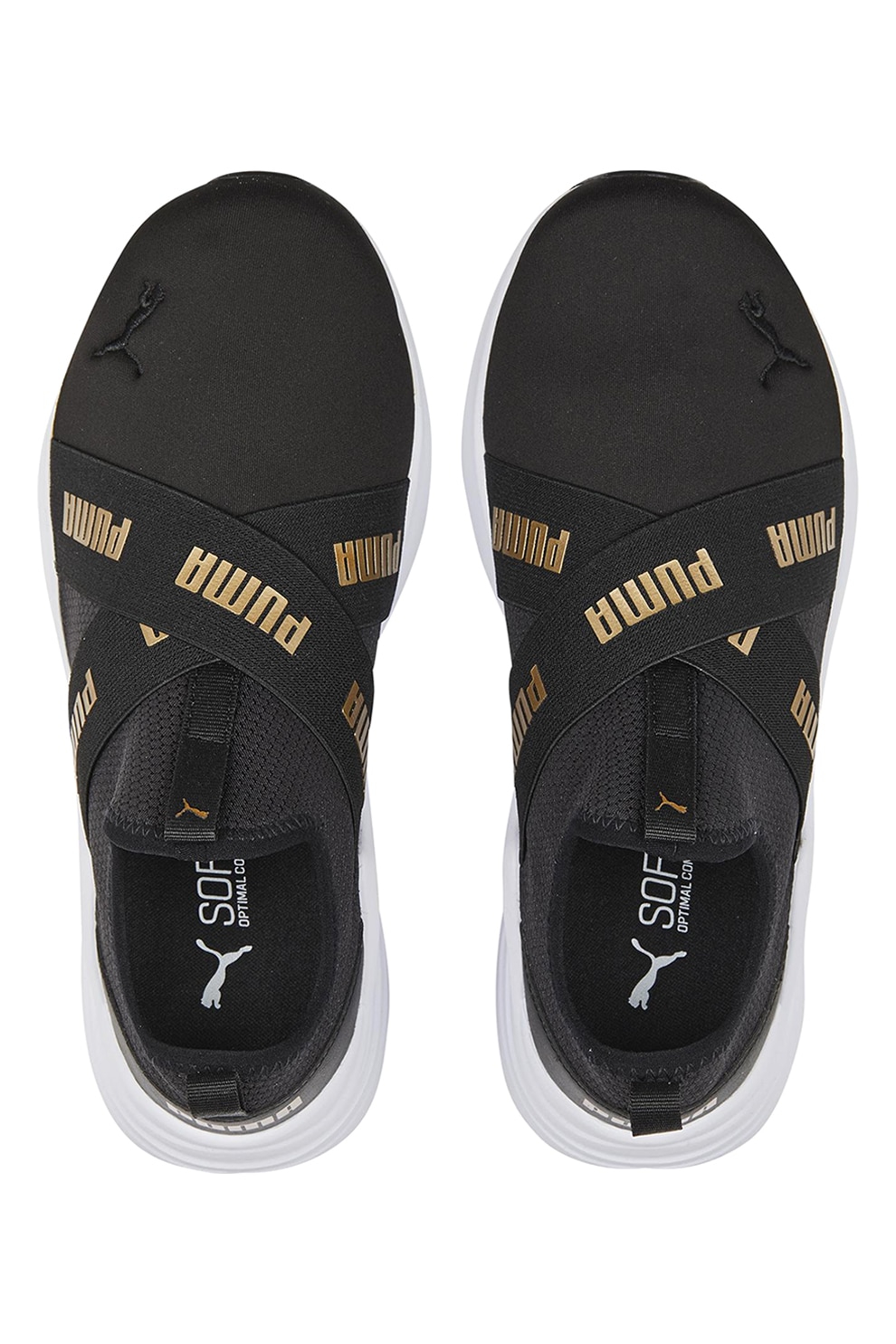 Puma, Pantofi sport slip-on Wired Run, Auriu, Negru, 6 - eMAG.ro