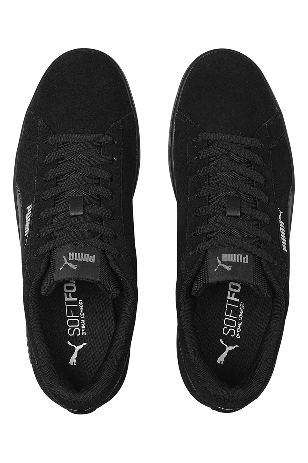 Puma, Pantofi sport de piele intoarsa cu insertii de piele Smash 3.0 ...