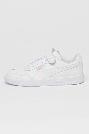 Puma, Pantofi sport cu inchidere velcro Court Ultra Strap, Alb, 9 - eMAG.ro