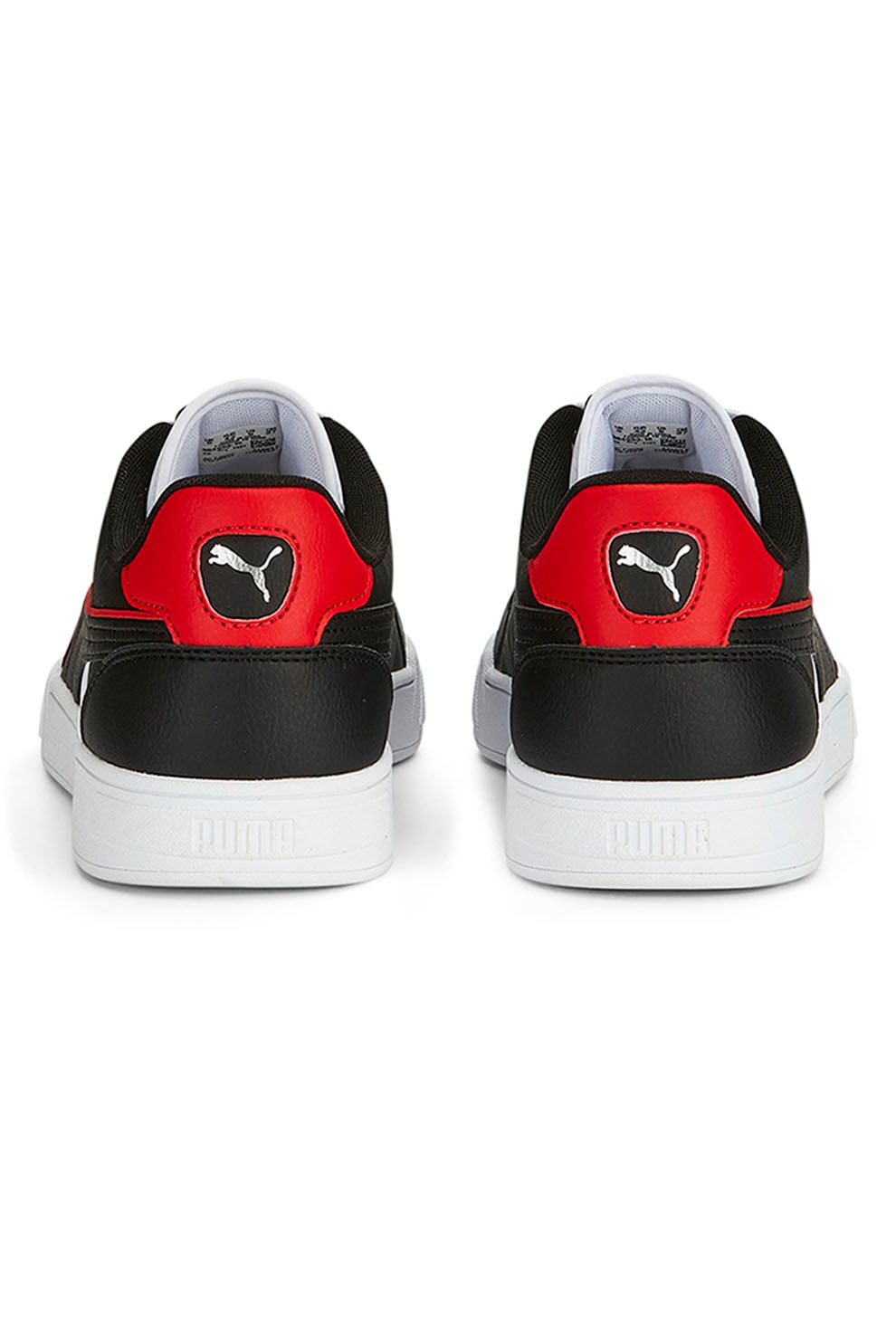 Puma, Pantofi sport unisex din piele si piele ecologica Caven Dime, Alb ...