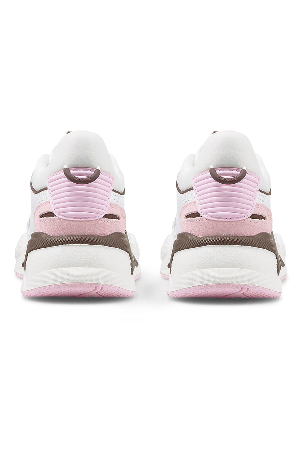 Puma, Спортни обувки RS-X Preppy с цветен блок и перфорации, Бял ...