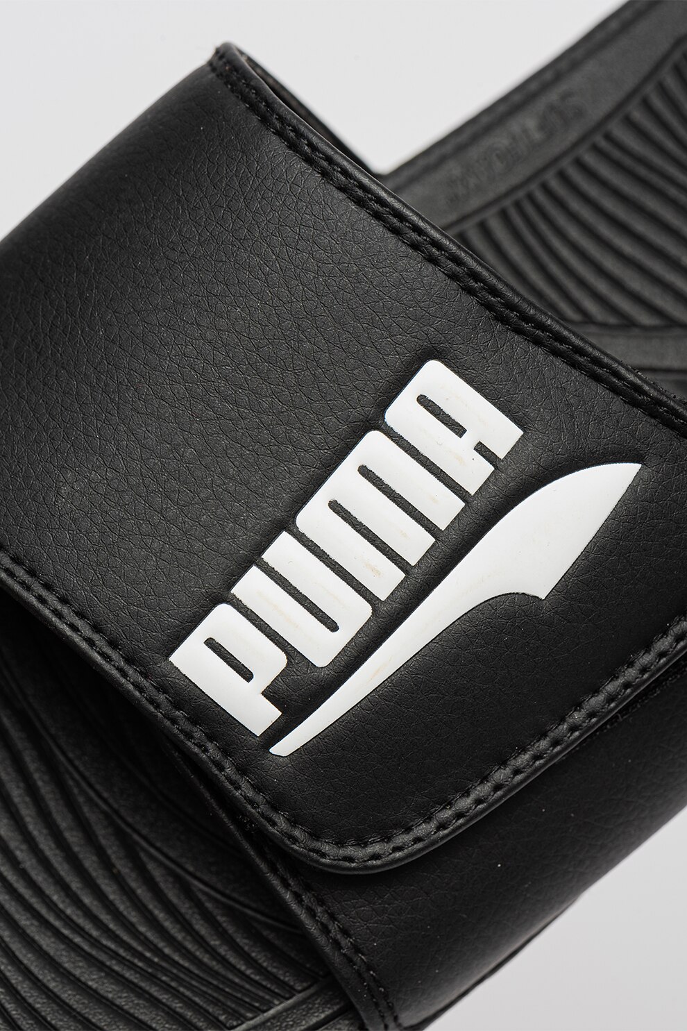 Puma, Papuci cu velcro Cool Cat 2.0, Negru, Alb, 9 - eMAG.ro