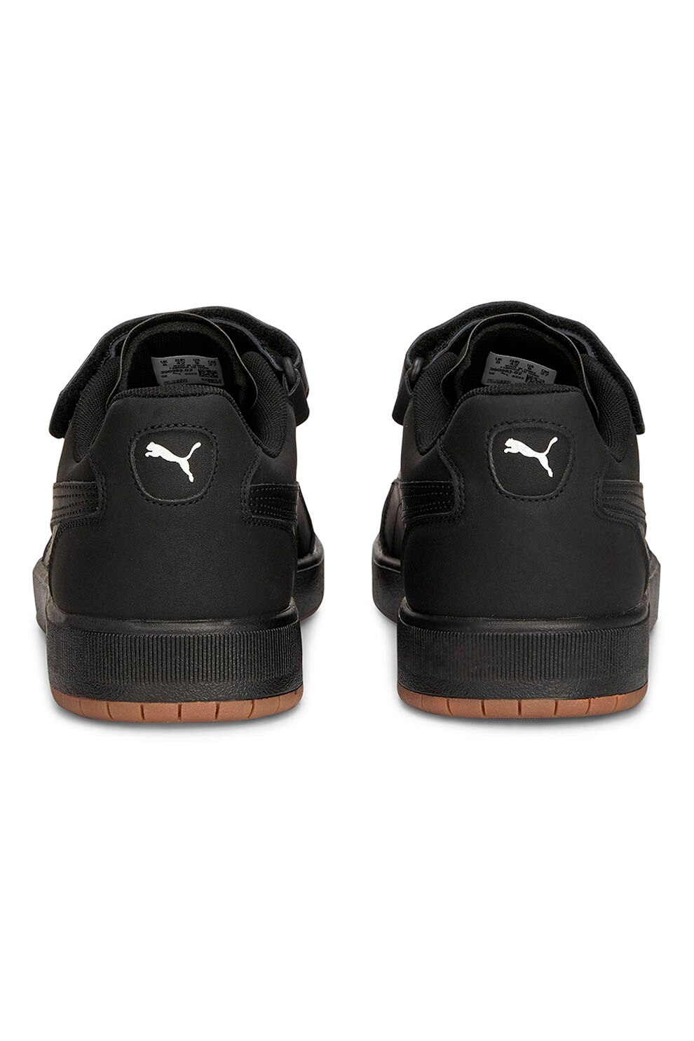 Puma, Pantofi sport cu inchidere velcro Court Ultra Strap, Negru, 9 ...
