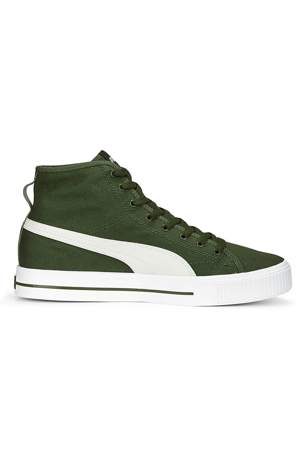Puma, Tenisi mid-high cu logo Ever, Verde inchis, 10 - eMAG.ro