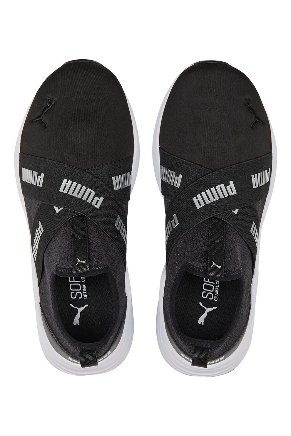 Puma, Pantofi sport slip-on Wired Run, Negru, 6 - eMAG.ro
