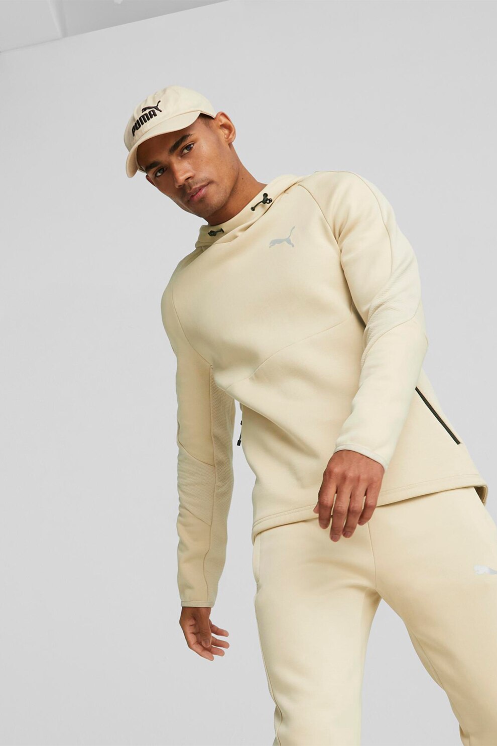 Puma, Sapca cu broderie logo Essentials No.1, Bej deschis - eMAG.ro