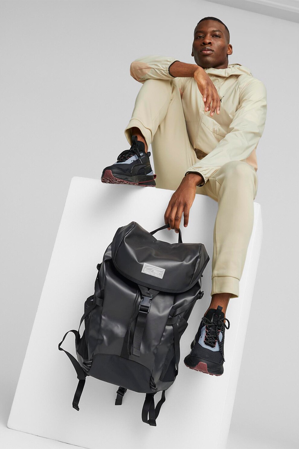 Puma, Edge oldalzsebes hátizsák, 21 L, Fekete - eMAG.hu