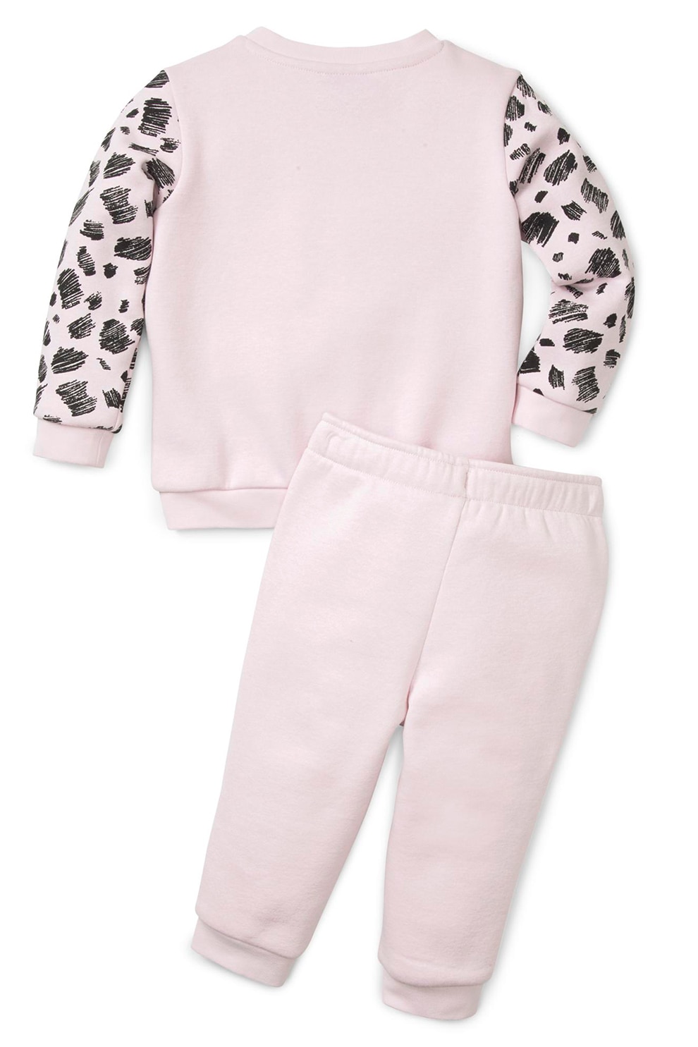 Puma, Trening cu decolteu la baza gatului si imprimeu logo, Roz pastel ...