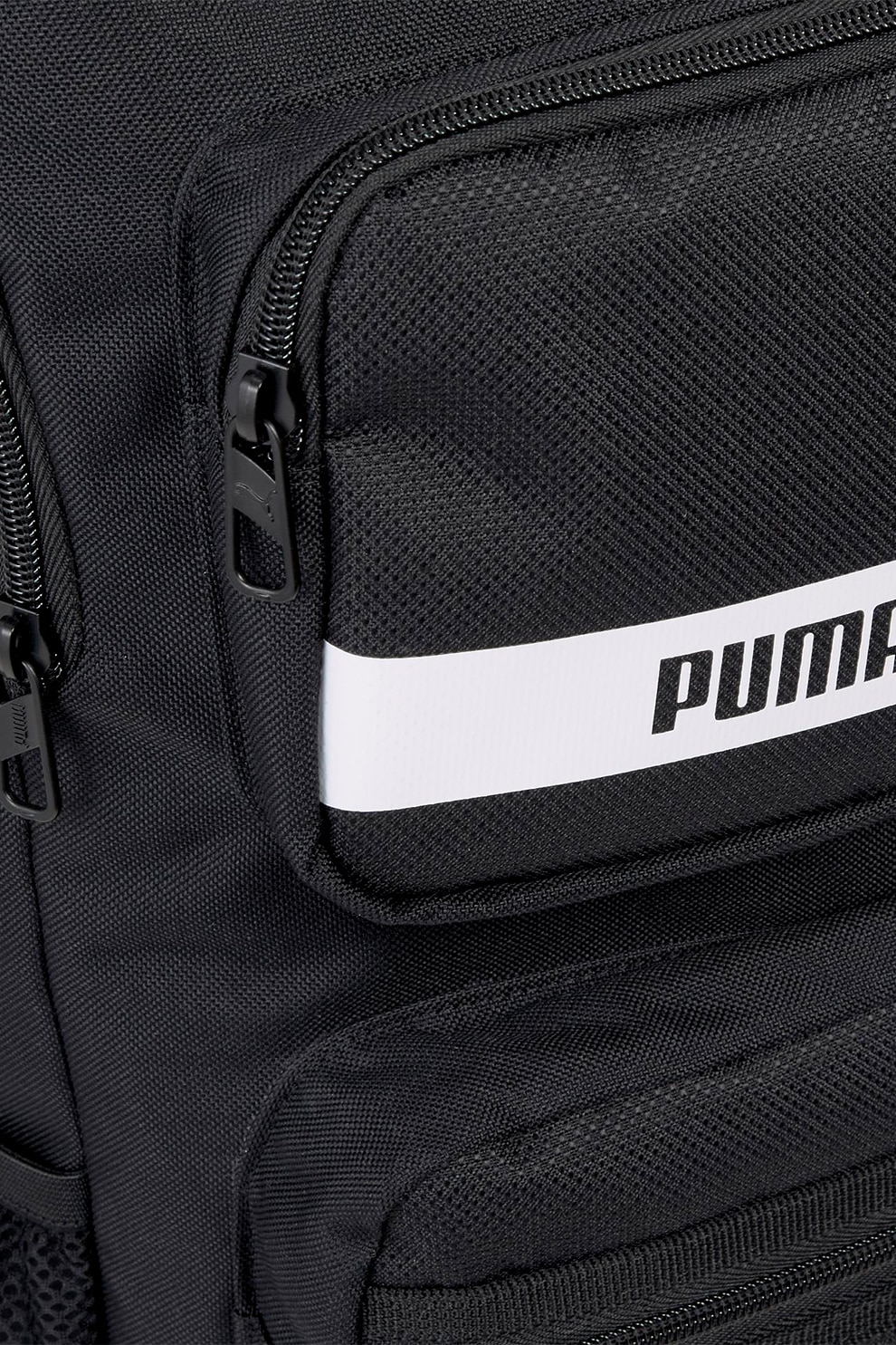 Puma, Rucsac cu buzunare exterioare cu fermoar Deck - 21L, Negru - eMAG.ro