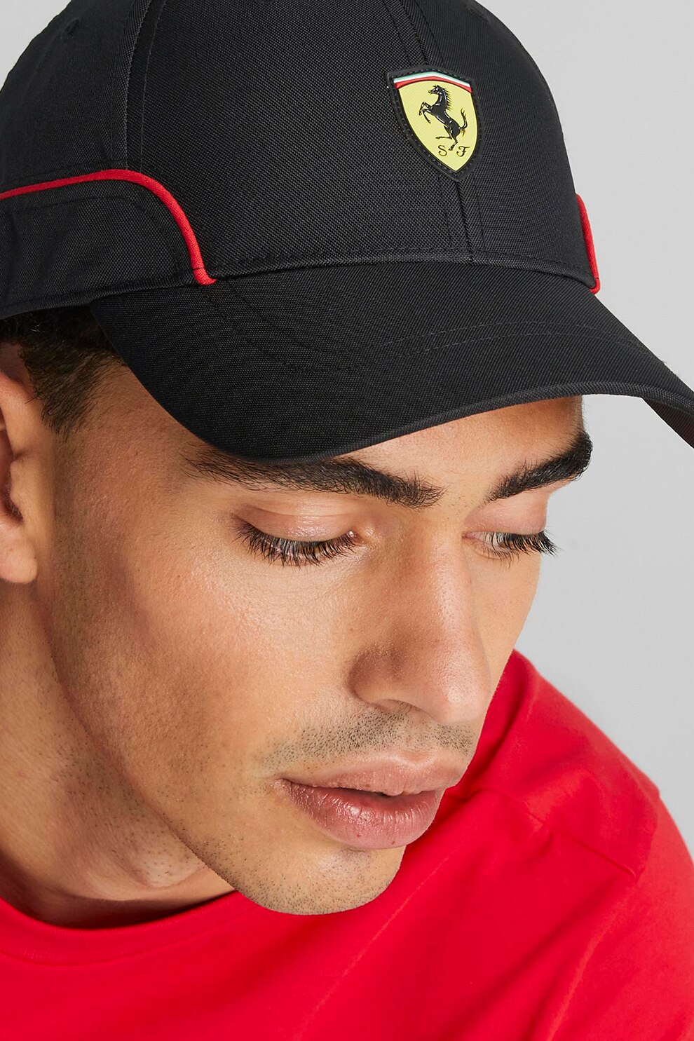 Puma, Sapca cu logo Ferrari, Rosu, Negru - eMAG.ro