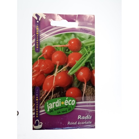 Seminte Ridichi Jardi Eco Radis Rond ecarlate 8 gr - eMAG.ro