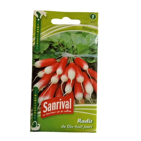 Seminte ridichi Sanrival Radis de Dix - Huit Jours 8 gr - eMAG.ro