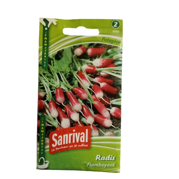 Seminte ridichi Sanrival Radis Flamboyant 8 gr - eMAG.ro