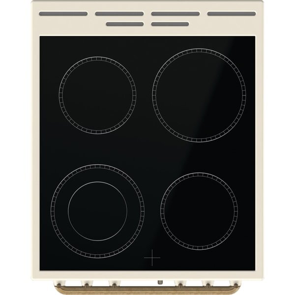 Печка GORENJE GECS5B70CLI, 4 котлона, Електрическа, L 50 см, Грил ...