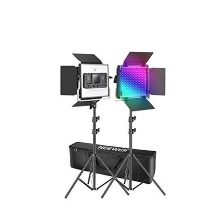 Kit 2 Panouri Neweer RGB 650 Leduri cu accesorii incluse - eMAG.ro