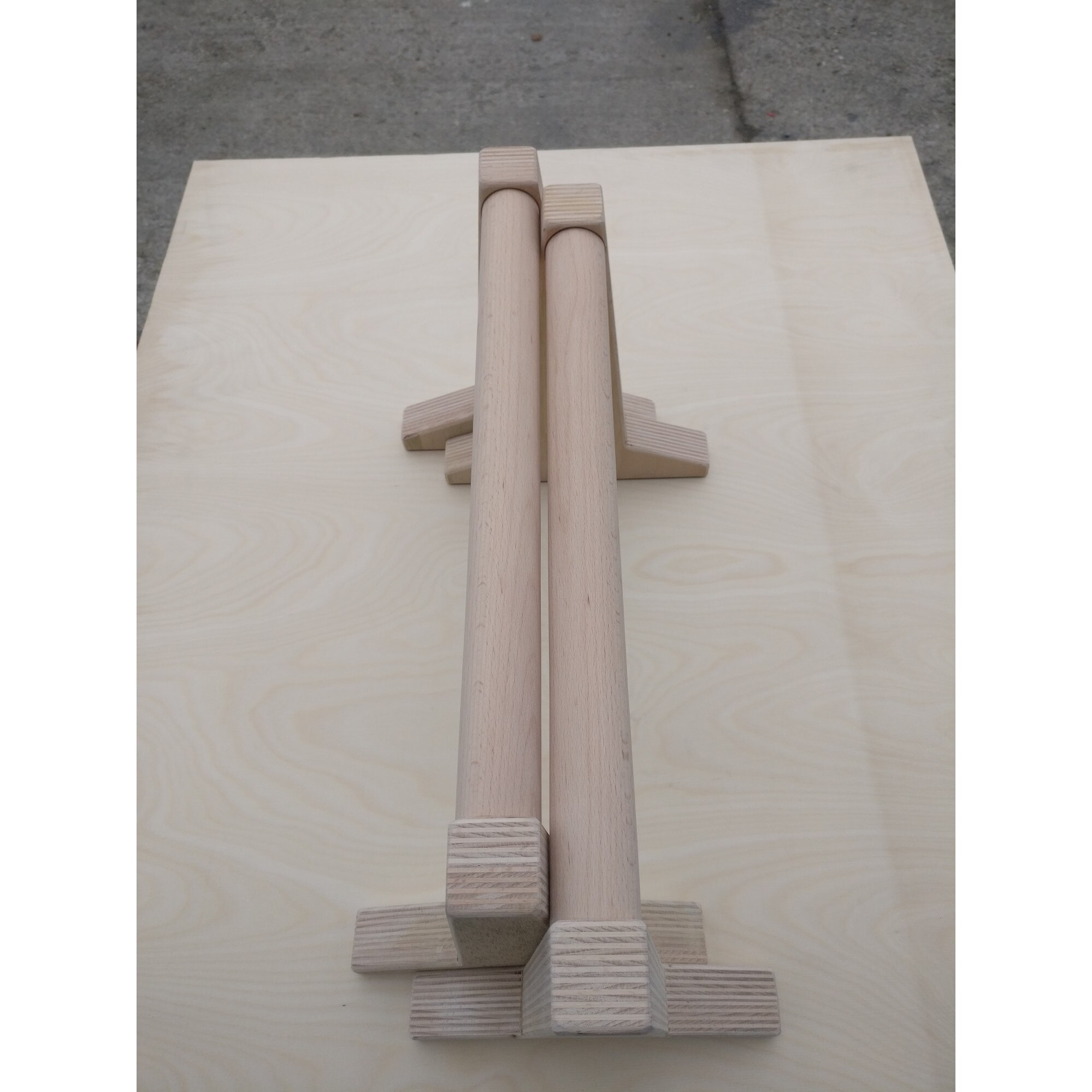 Set 2 bare paralele din lemn, parallettes, pentru Yoga, gimnastica ...