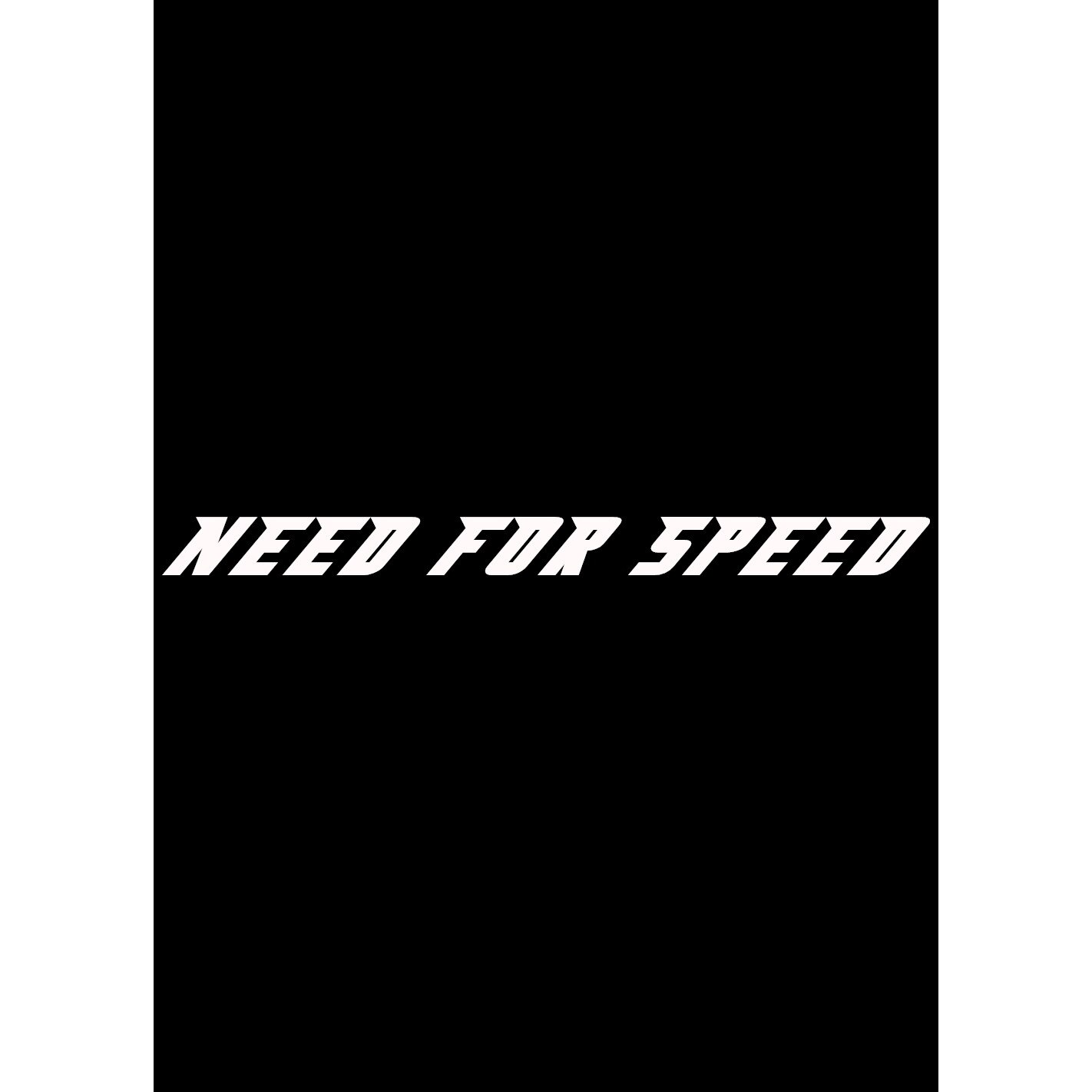 Sticker, Need for Speed, Alb, 50cm - eMAG.ro