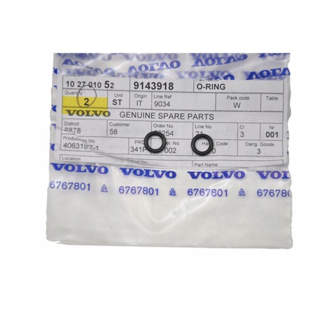 Set 2 garnituri cilindru Volvo, Negru - eMAG.ro