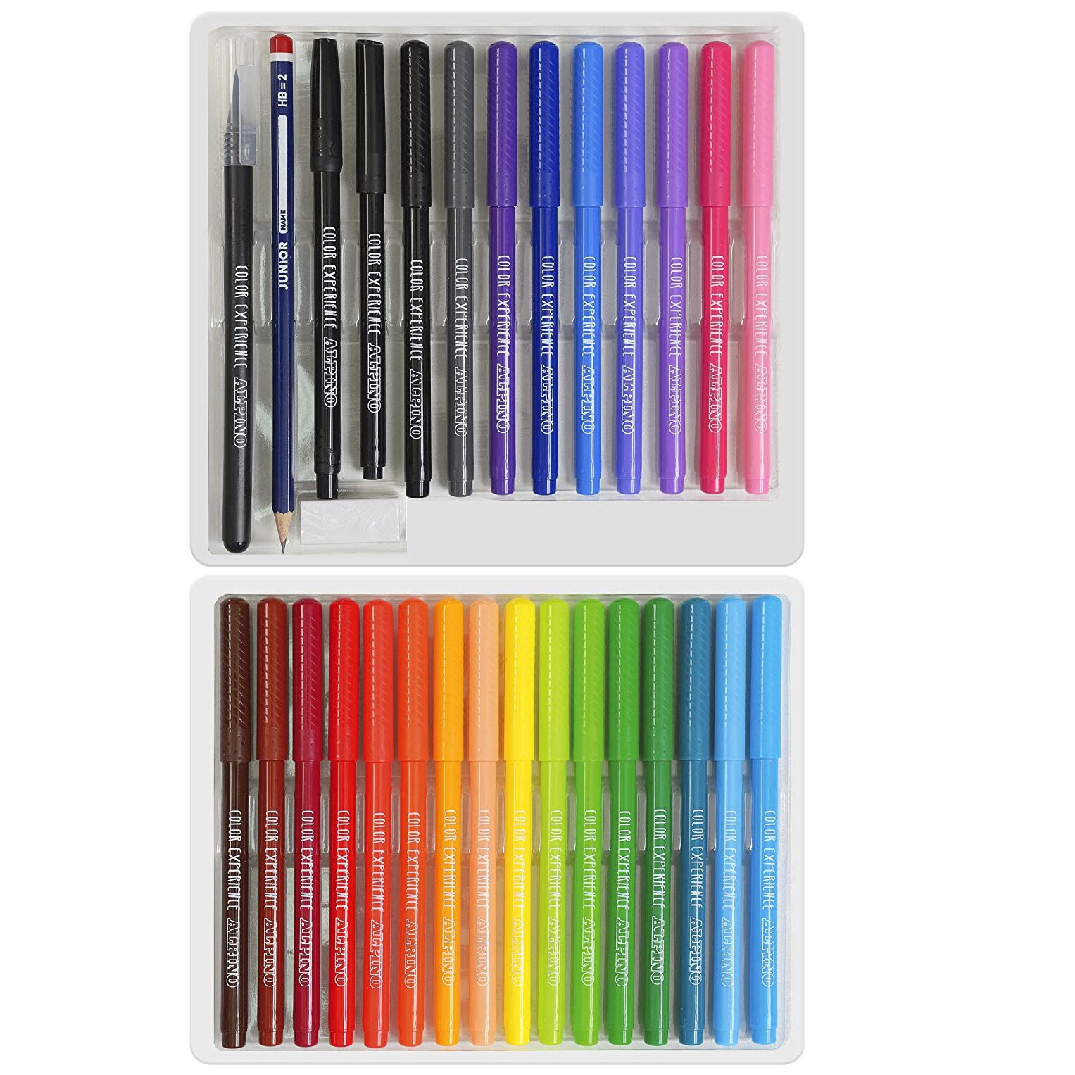 Set markere pentru scris de mana, Zola®, schite si caligrafii, 30 ...