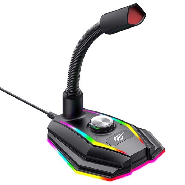 Microfon streaming NYTRO Gaming G56B, Iluminare RGB, 1.5m, Negru - eMAG.ro