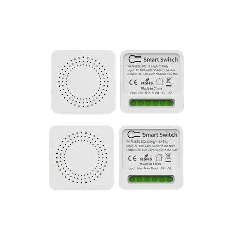 Set 2 Relee Inteligente Smart, WiFi, 16A, Programabile prin Aplicatie ...