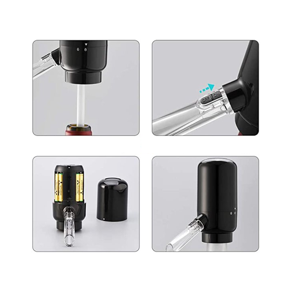 Dozator electric de vin cu palnie, led pompa lichid - eMAG.ro