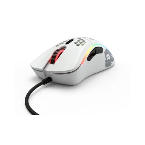 Mouse gaming Glorious - model D- small, matte white - eMAG.ro