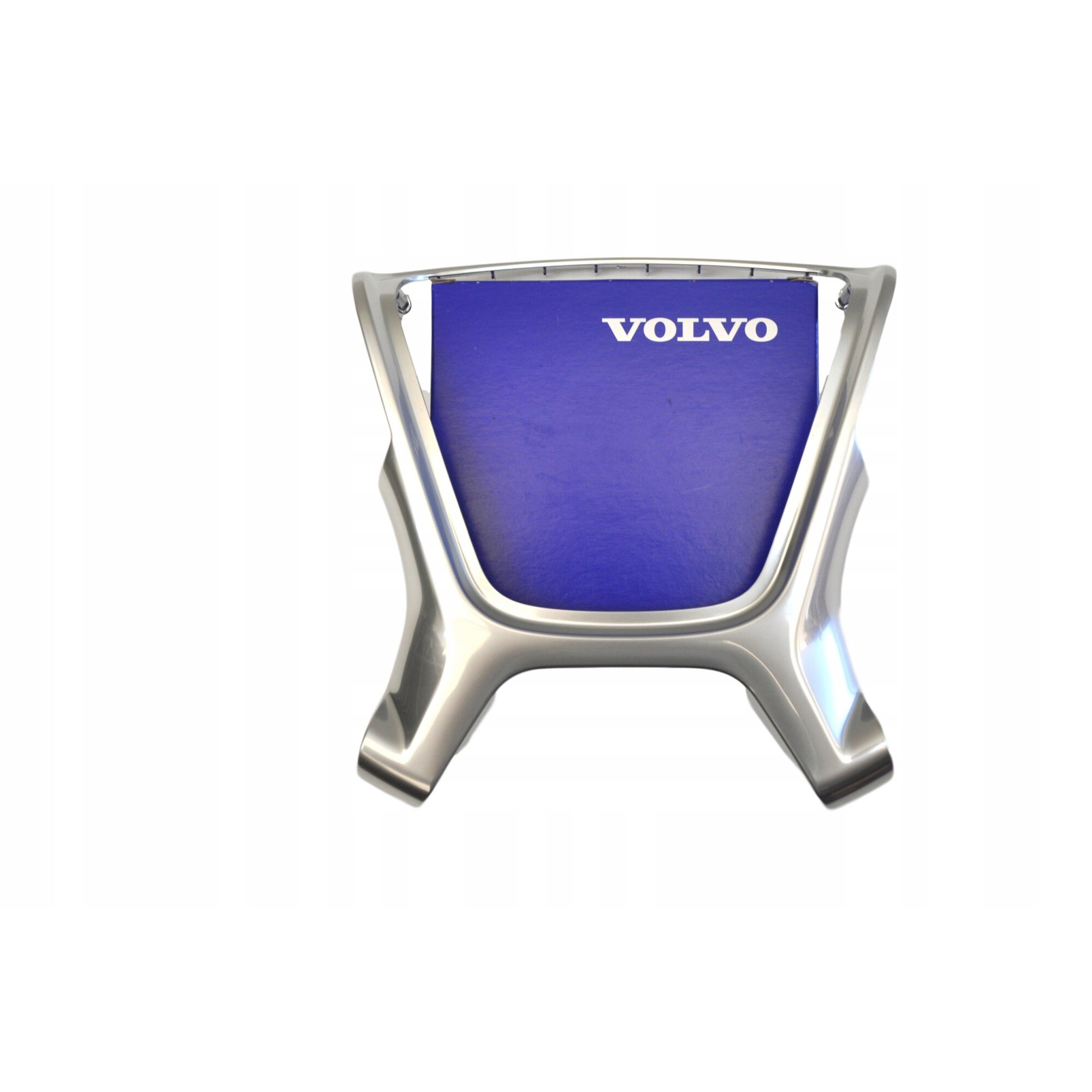 Placa cadru panou volan V70 XC70, Volvo, Crom, Albastru/Argintiu - eMAG.ro