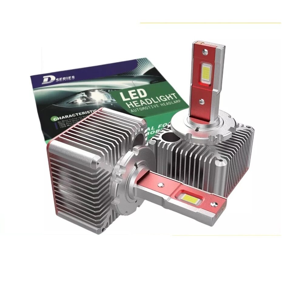 Комплект от 2 LED преобразувателни крушки X-20 D1S plug and play 35W ...