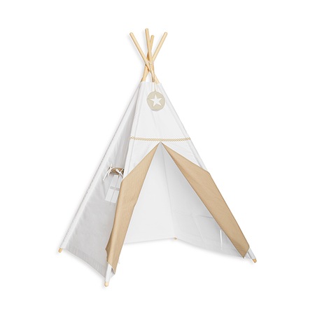 Cort Tipi, Fun With Mum, Pliabil, Alb, Bej - eMAG.ro