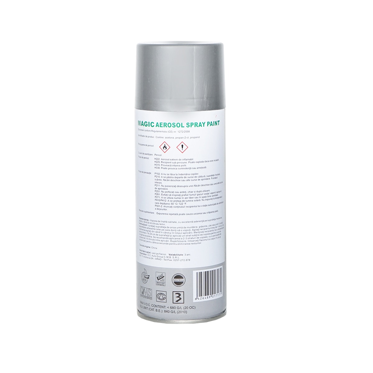 Spray vopsea Magic argintiu 036 450 ml - eMAG.ro