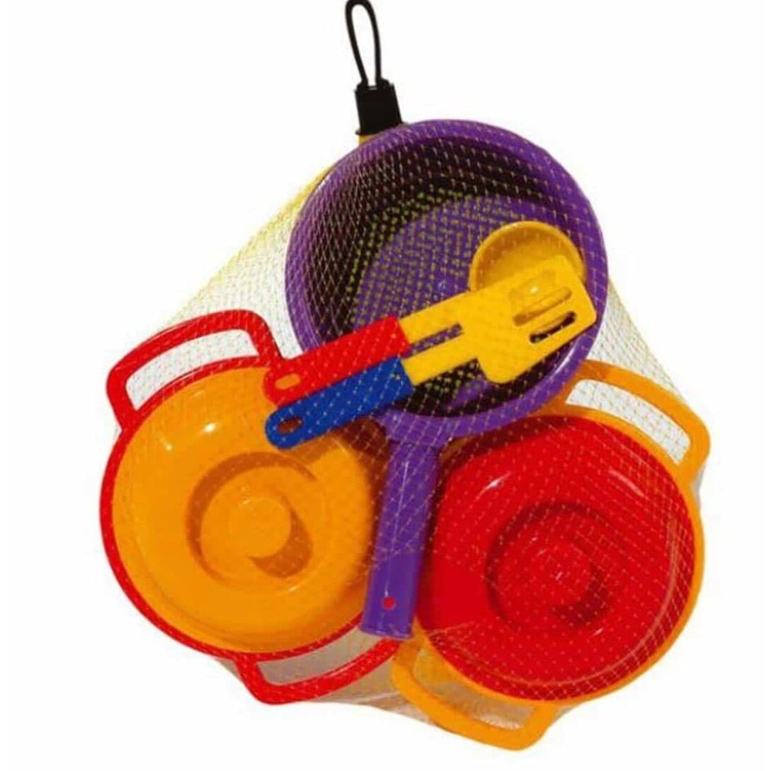 Set de gatit pentru copii Kitchen Star, Plastic, 8 piese - eMAG.ro