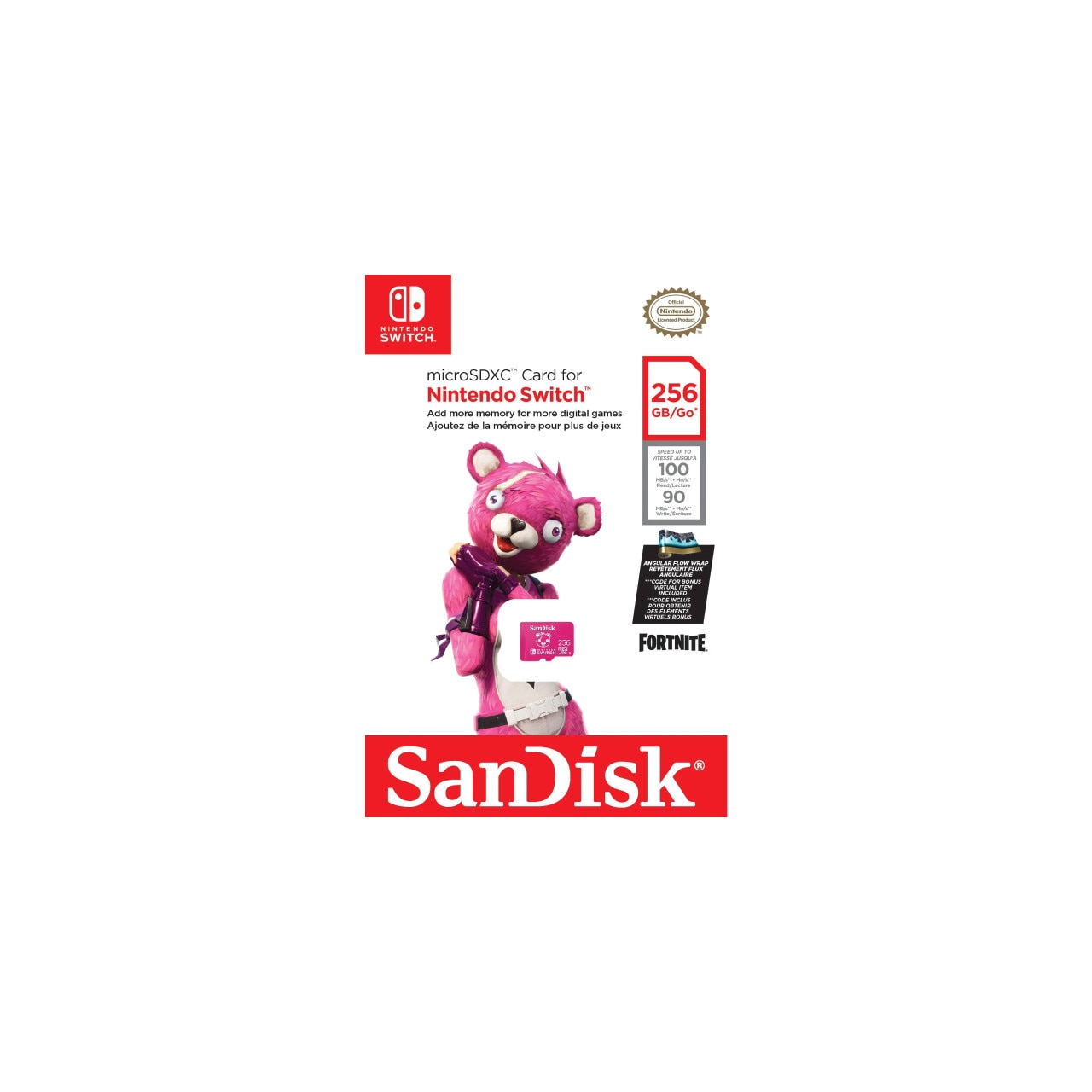 Sandisk Memory Card 256gb Fortnite Cuddle Team Nsw - eMAG.bg