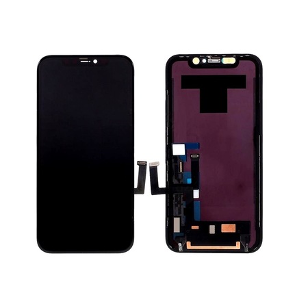 Дисплей Apple iPhone 11, Touch screen, TFT, Черен - eMAG.bg