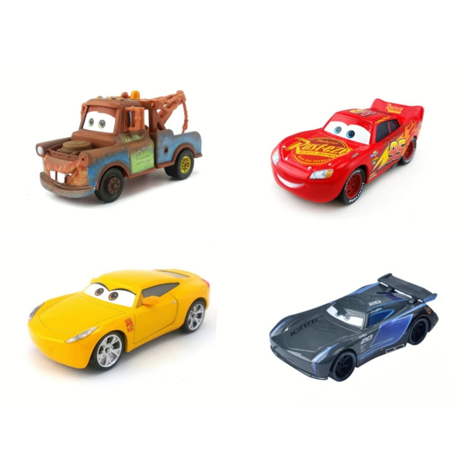 Set 8 masinute metalice, tip Cars, multicolor, 7 cm - eMAG.ro