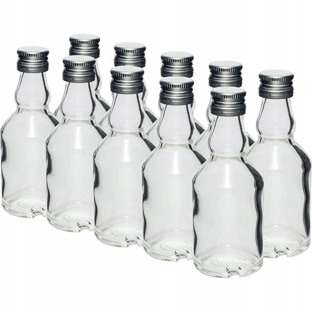 Set 10 sticle pentru alcool, Browin, Sticla, 10 x 50 ml - eMAG.ro