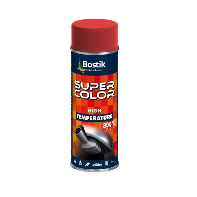 Спрей лак, Bostik, Super Color, 400 ml, Червен - eMAG.bg